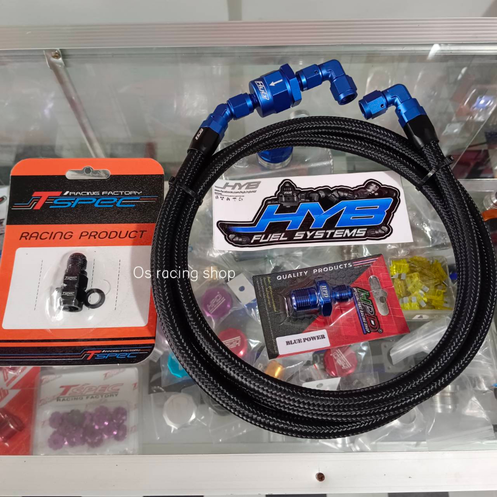 สายหม้อลม1.9ฟิตติ้งแท้Hyb ขนาดAN6 พร้อมอเดปเตอร์2ฝั่ง | Shopee Thailand