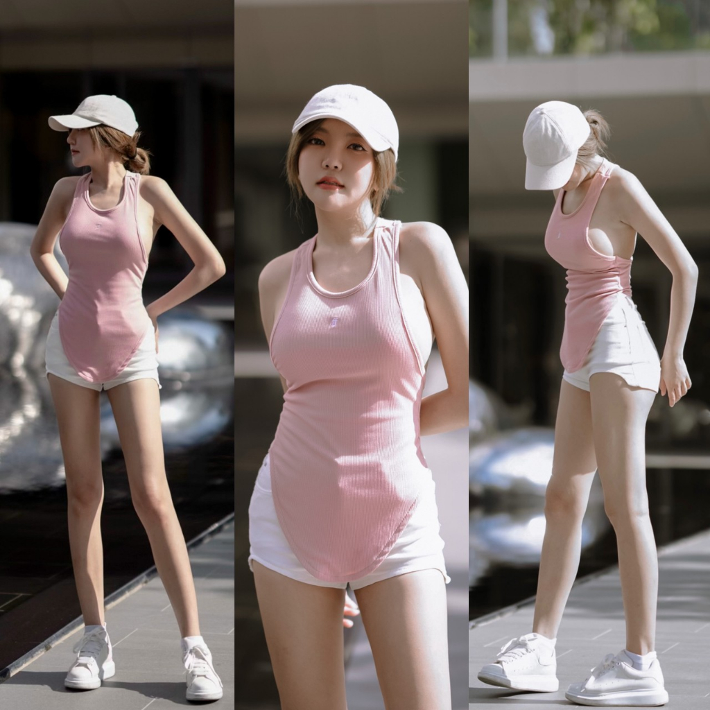 เสื้อกล้ามตัวยาว เว้าหลัง รุ่น Ivy top | Shopee Thailand