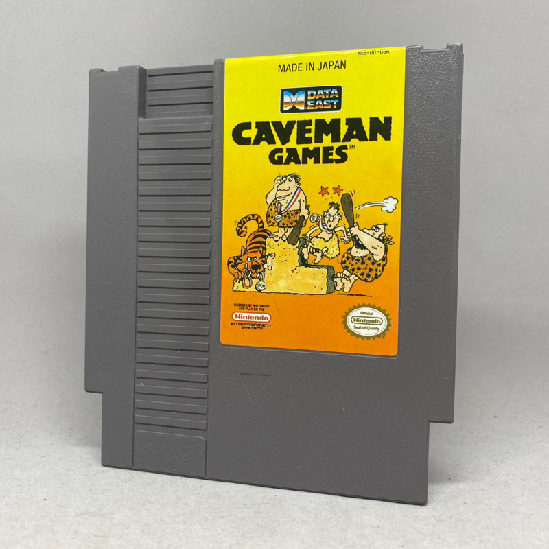 Caveman Games | Nintendo Entertainment System | NES | Original USA NTSC ...