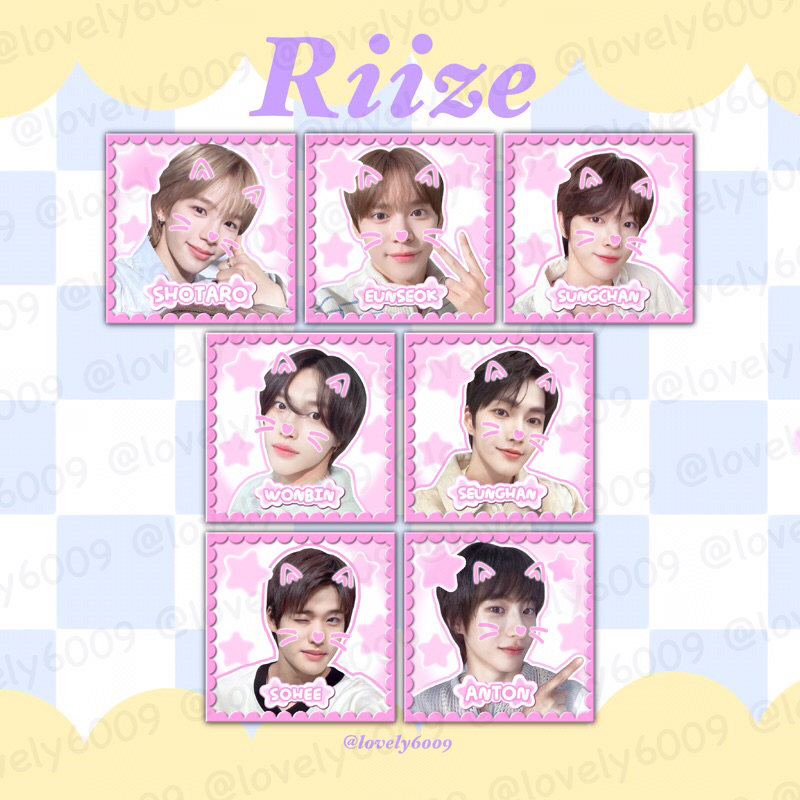 🌸stickers riize🌸คละลายได้ | Shopee Thailand