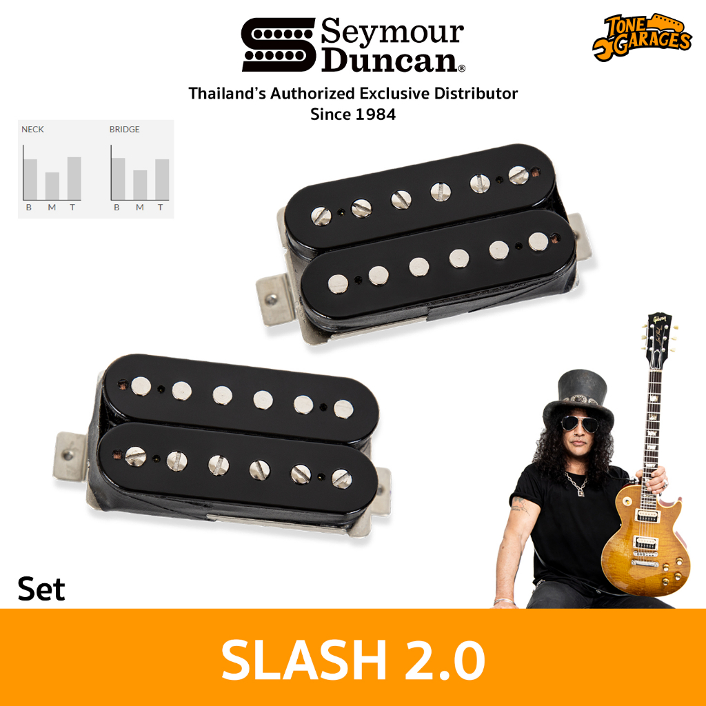 Seymour Duncan Slash 2.0 Pickups Humbucker Set ปิ๊กอัพกีต้าร์ไฟฟ้า ของ ...