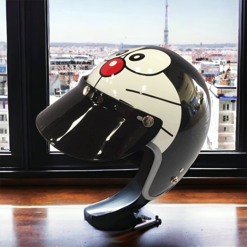 หมวกกันน็อคลายลิขสิทธิ์แท้โดราเอม่อน CAFE 05 มี 3 สี Motorcycle Helmets ...