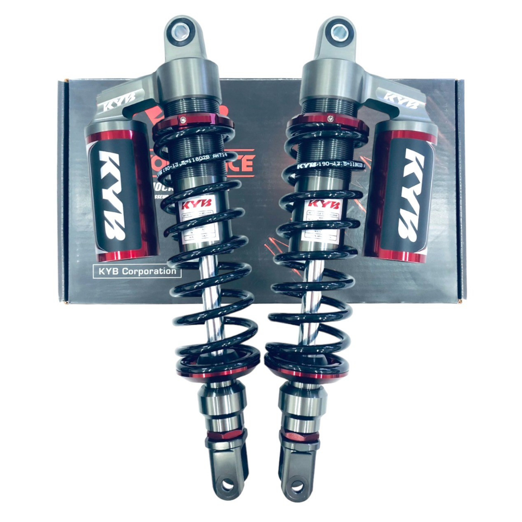 โช้คหลัง (KYB) K-ALPHA XMAX 300 , X-MAX300 (350 mm) สีดำ รหัสสินค้าRG2-1001-4 | Shopee Thailand