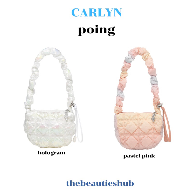 Preorder Carlyn poing bag สีใหม่ สี hologram และ สี pastle pink แท้100% ...