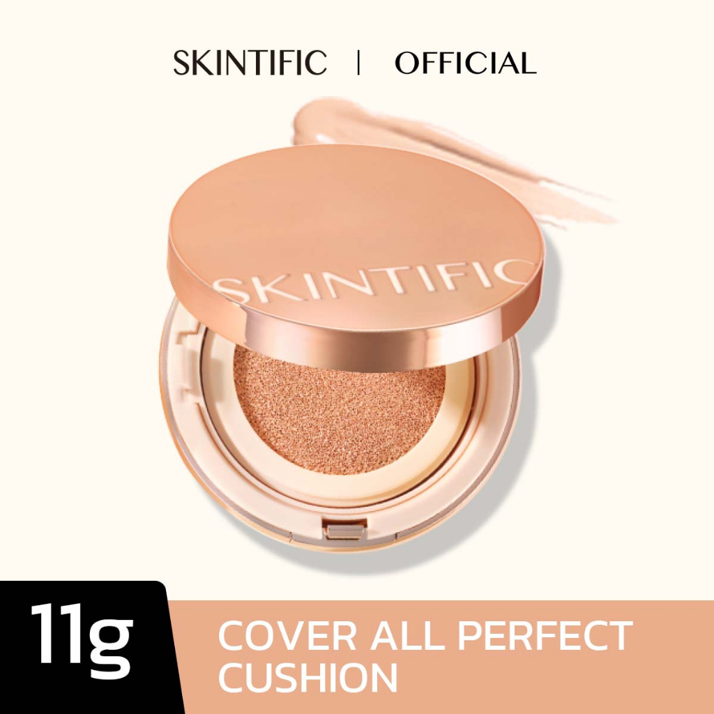SKINTIFIC Cover All Perfect Cushion คูชชั่นปกปิดแบบ ปกปิดสูง ไร้รูขุมขน ...