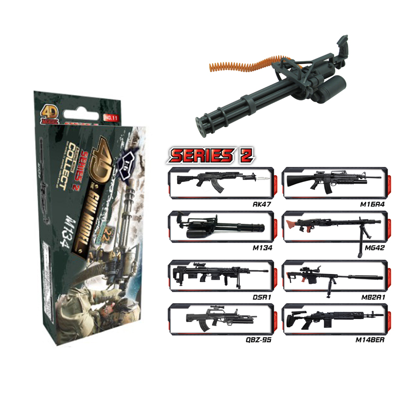 โฟว์ดีโมเดล โมเดลประกอบปืนทหาร ซี่รี่ 2 มีให้สะสม8แบบ 4D Model Gun ...