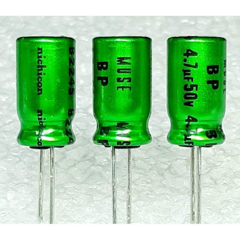 Nichicon MUSE ES BP 4.7uf 50v Bipolar Capacitor bipolar bp คาปาซิเตอร์ ...