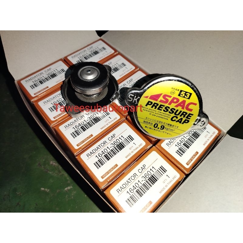 ฝาหม้อน้ำใหญ่ SPAC 0.9 16401-36011 สแตนเลส ราคาต่อ1กล่อง10อัน 1613018 | Shopee Thailand