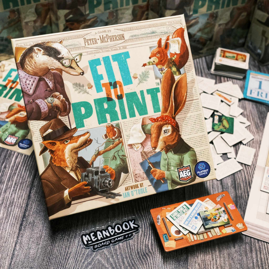Fit to Print : Kickstarter Edition Board Game | Shopee Thailand
