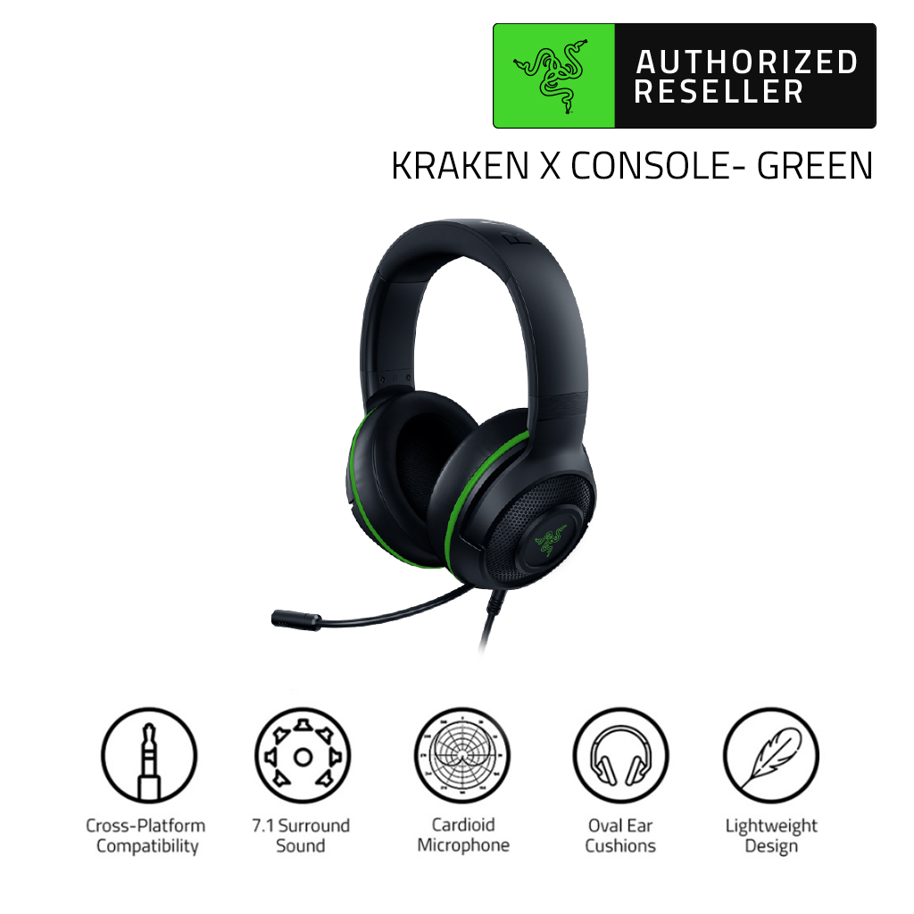 Razer Kraken X for Xbox Wired Console Gaming Headset (หูฟังเกมมิ่ง ...