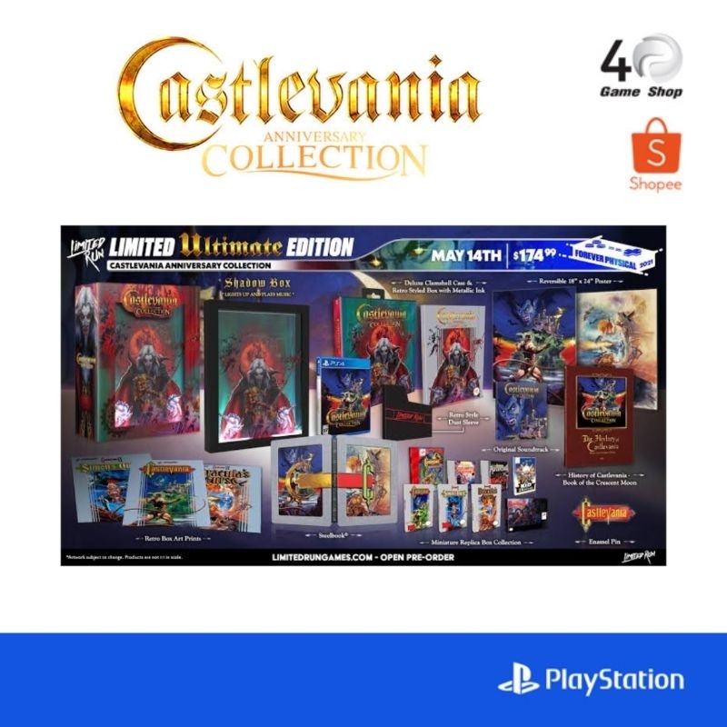 Castlevania Anniversary Collection Ultimate Edition - PS4 | Shopee Thailand
