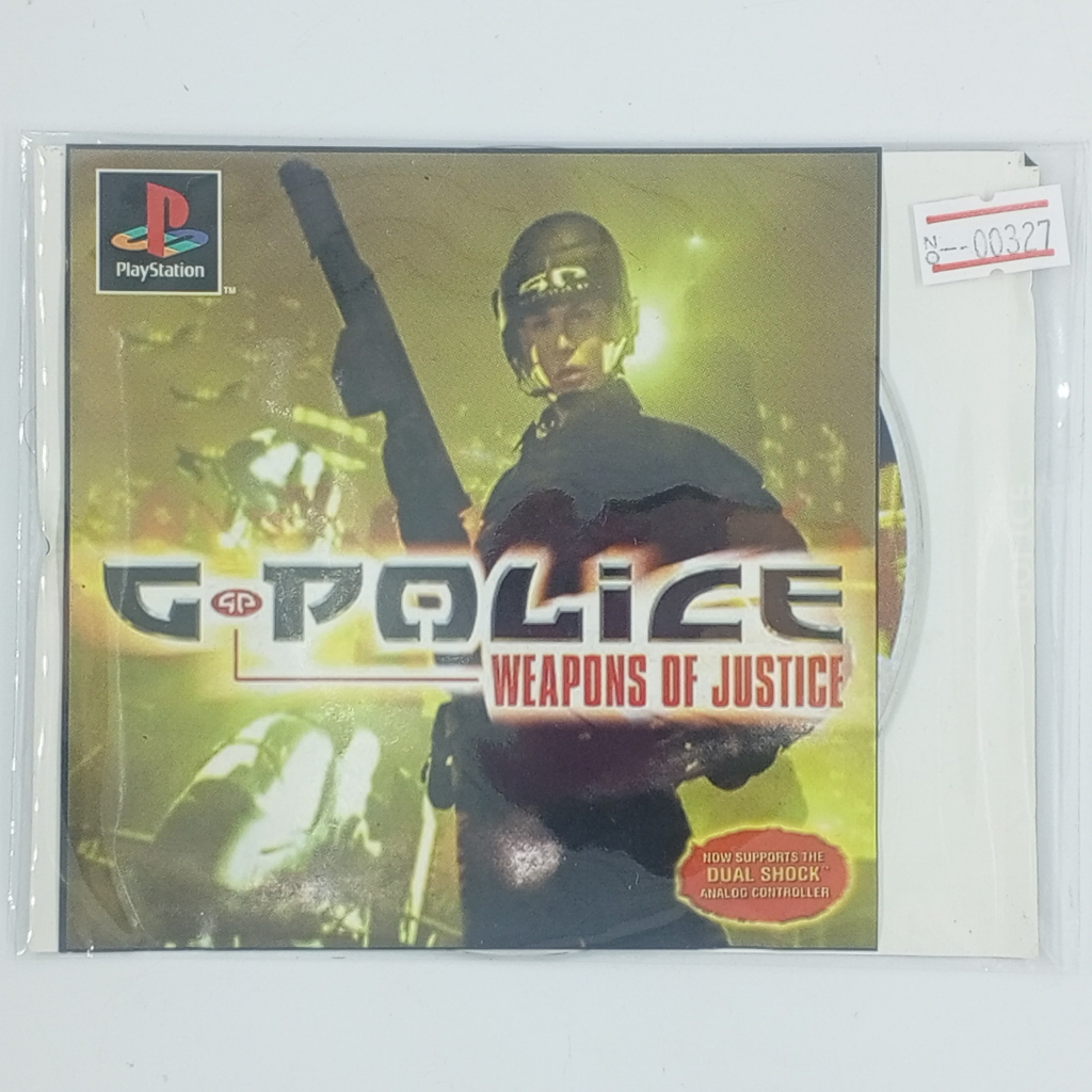 [00327] G POLICE (EU) แผ่นเกมก็อปปี้ PS1 แผ่นเกมปั๊มโรงงาน มือสองสภาพดี ...