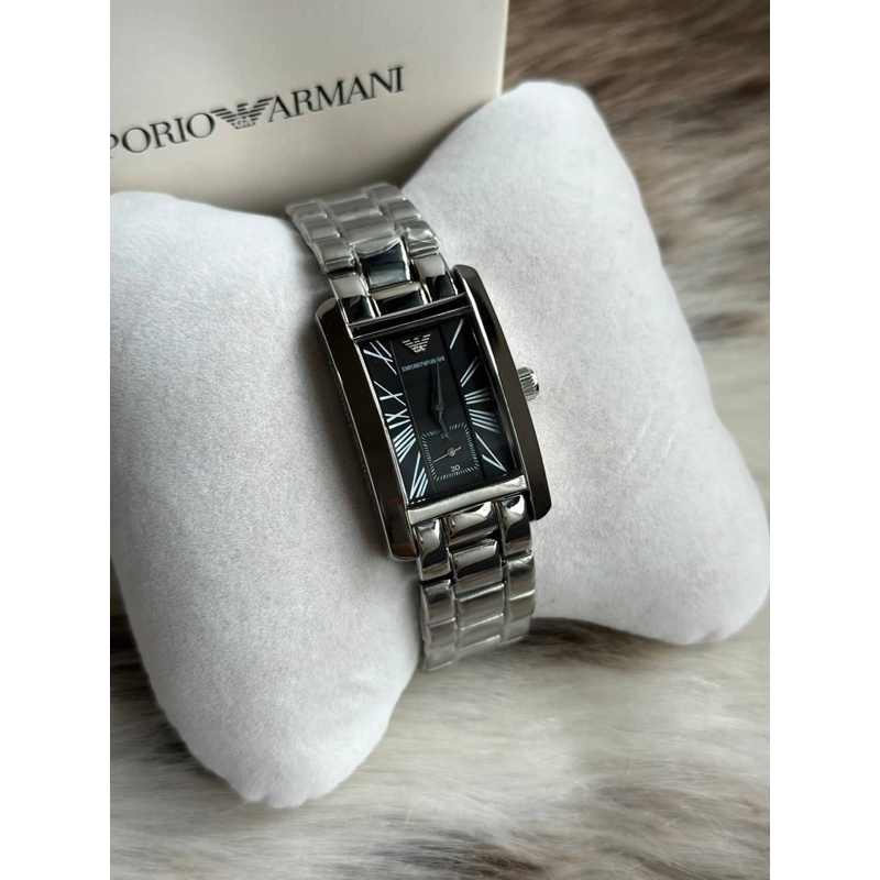 ⌚️Armani Italy Classic Black Dial Women Watch | Shopee Thailand