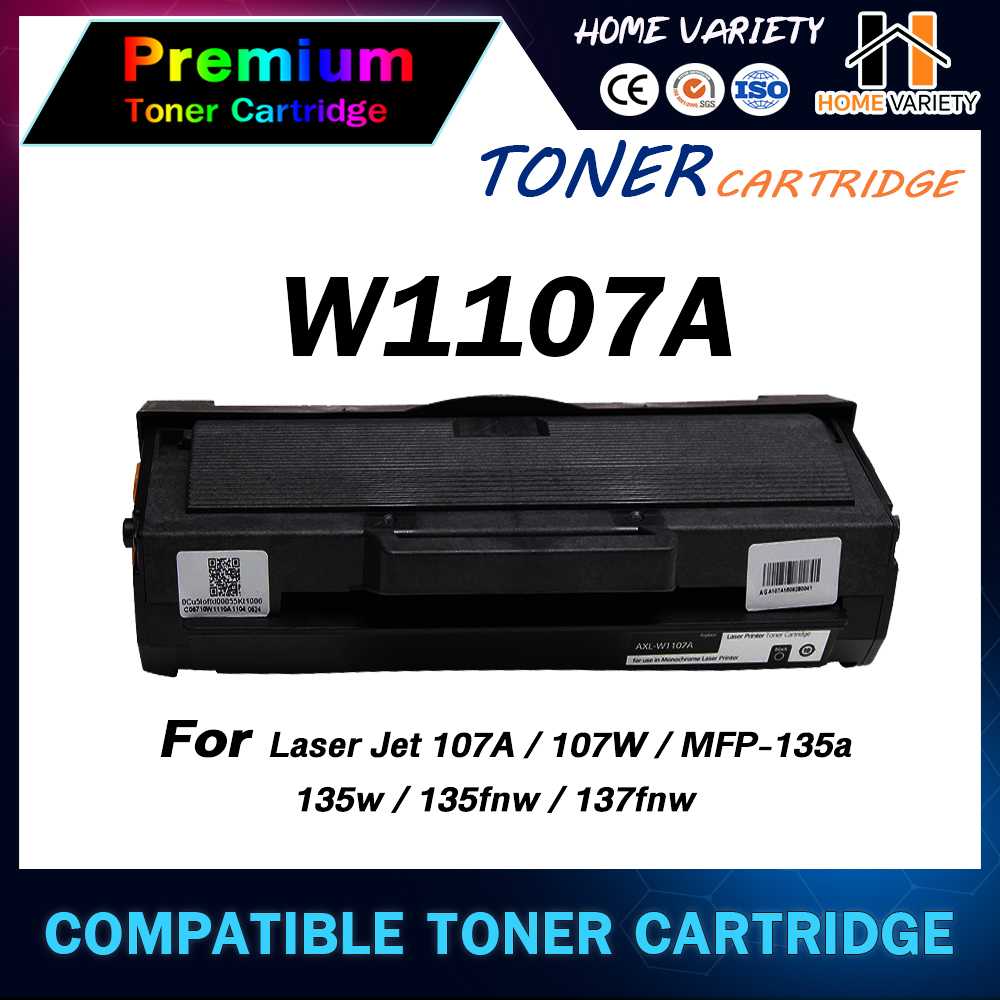 HOME หมึกเทียบเท่า W1107A/1107A/1107/HP107A/107 สำหรับ HP LaserJet 107A ...