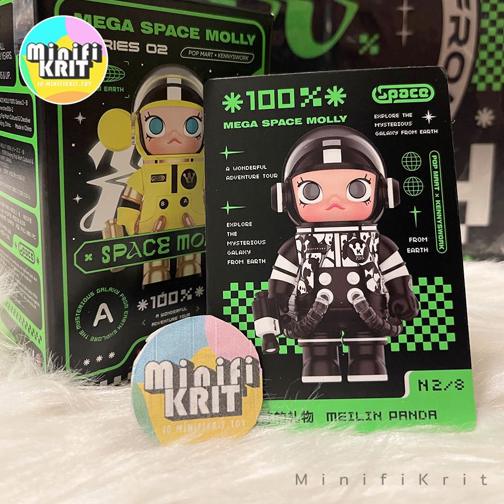[พร้อมส่ง , แบบแยกตัว] MEGA Space Molly Series 2 100% POP MART MEGA ...