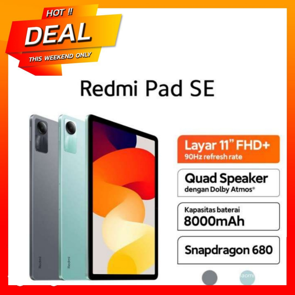 Xiaomi Redmi Pad SE WIFI Only 6G+128G แท็บเล็ตจอ11" 90Hz รับประกัน 15 เดือน | Shopee Thailand