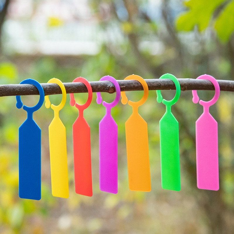 TGM (100 ชิ้น) ป้ายชื่อต้นไม้ ป้ายแขวนต้นไม้ ป้ายพลาสติกเขียนชื่อต้นไม้ ป้ายแขวนกิ่งไม้ T017 ...