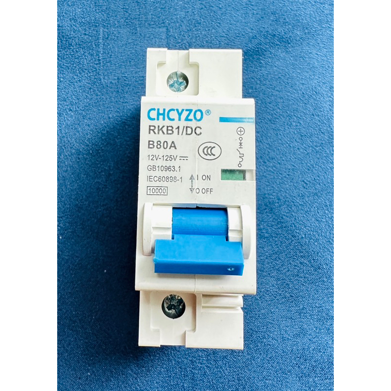 CHCYZO เบรคเกอร์ DC ขนาด 1P 12V - 125V 80A 100A 125A 150A | Shopee Thailand
