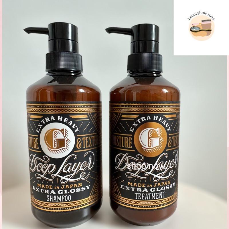 Deep Layer Extra Glossy Shampoo 470ml/Treatment 470g แชมพู ทรีทเม้นท์ ...