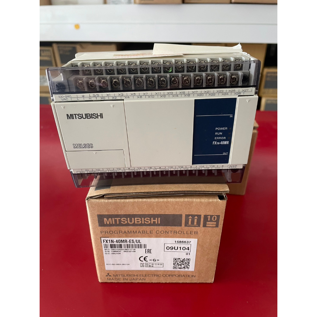 PLC MITSUBISHI : FX1N-40MR-ES/UL ราคารวมVatมีสต๊อกในไทย | Shopee Thailand