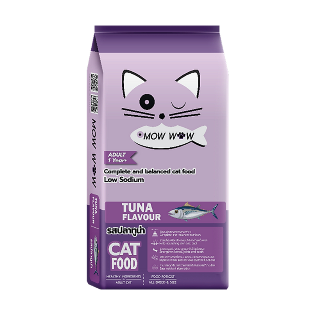 Mow wow ม๊าว ว๊าว อาหารแมว แบบเม็ด ขนาด 7KG | Shopee Thailand