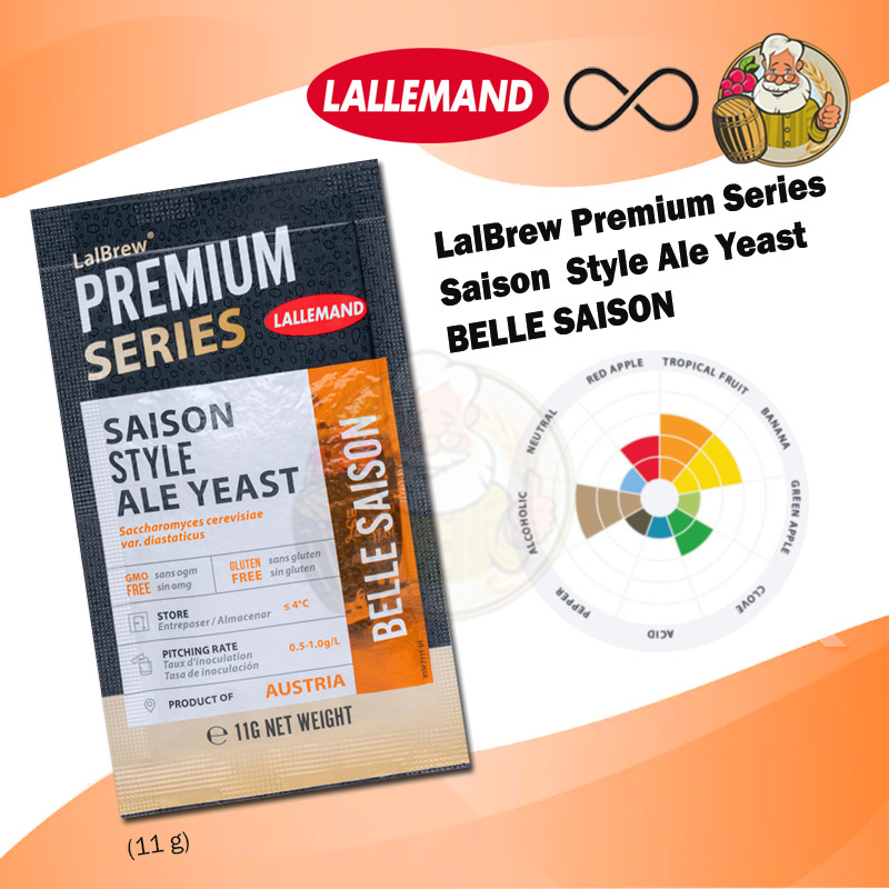ยีสต์ หมักเบียร ทำเบียร์ (Yeast) - LalBrew® Belle Saison Belgian Saison ...