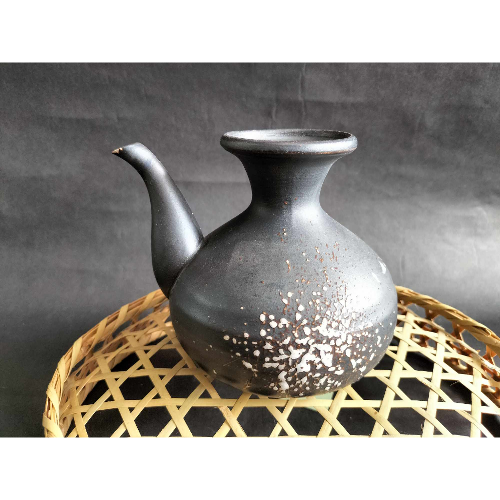 ขวดสาเกดินเผา ประเภท Sabi Fudama 2 ถ้วย 13.5 ออนซ์ (400 ซีซี ...