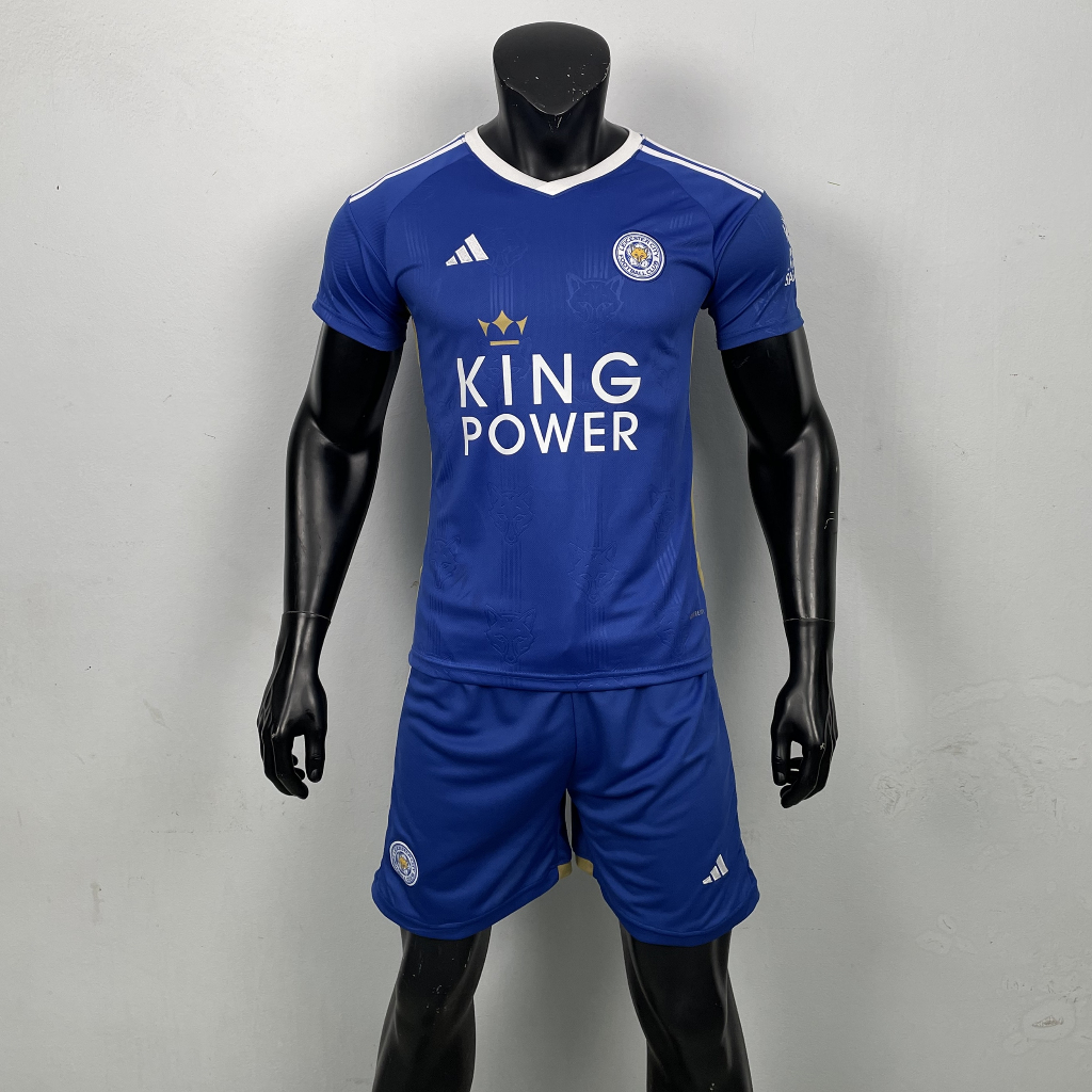 ชุดกีฬา ชุดออกกำลังกาย Leicester เสื้อ+กางเกง ตัวใหม่ คุณภาพสูง เกรด 3A ...