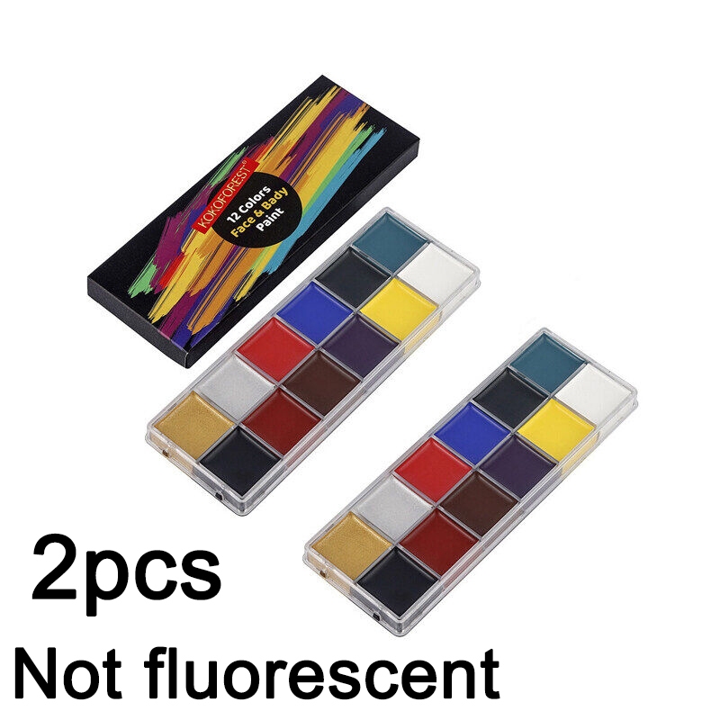 Shadow.Rich Face Paint Makeup Set Halloween Body Paint Vampire Zombie ...