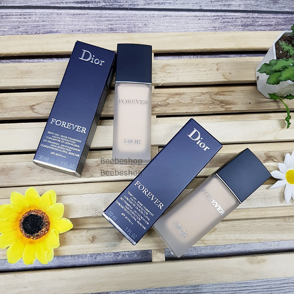 DIOR Forever No Transfer 24H Matte Foundation 30ml รองพื้น เนื้อแมตต์ 1N 2N Neutral | Shopee ...