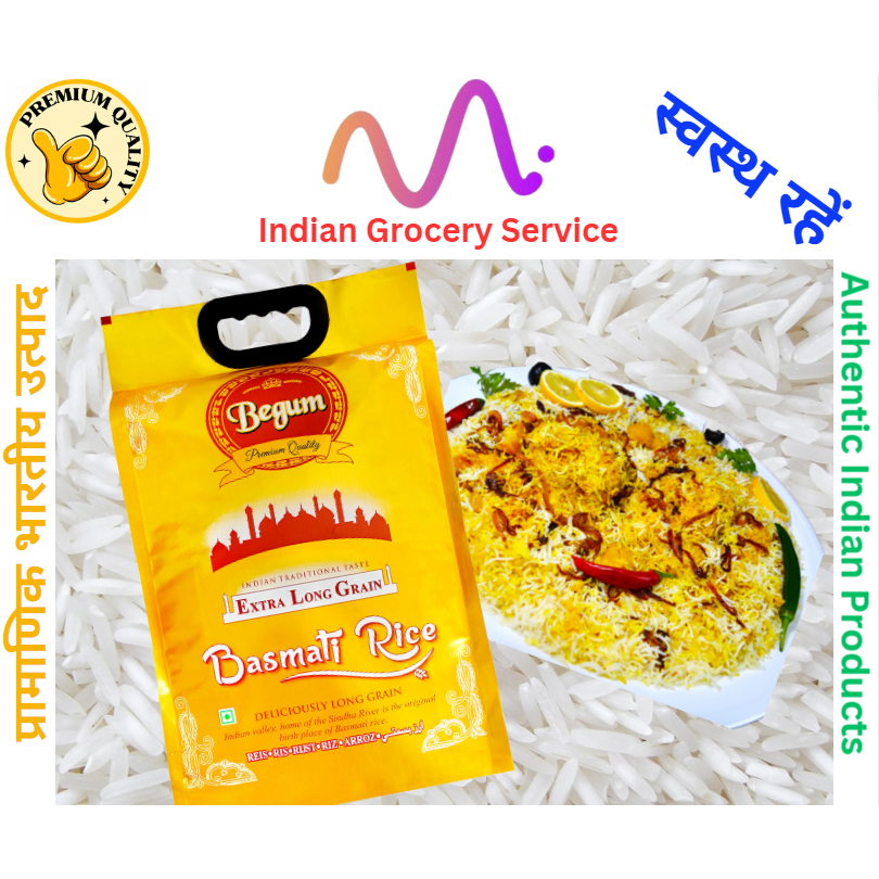 Begum Basmati Rice 5kg New Lot ข้าวบาสมาตี | Shopee Thailand