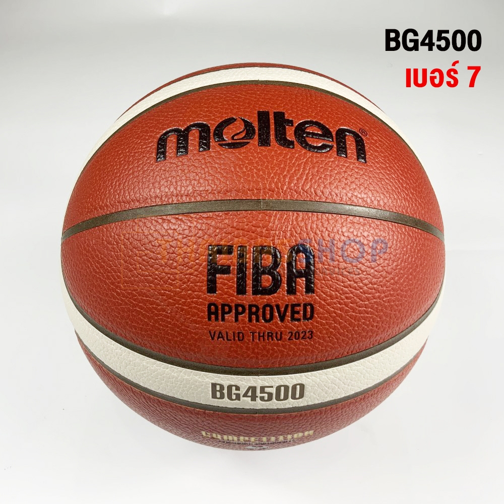 (ของแท้ 100%) ลูกบาส ลูกบาสเกตบอล Molten BG4500 ลูกบาสหนัง size7 ผลิตมา ...