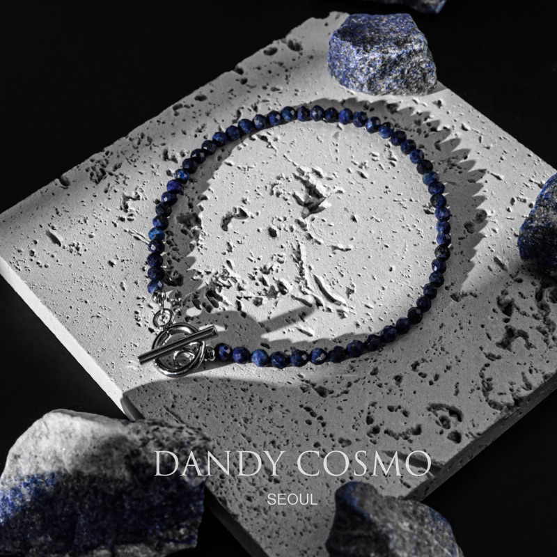 DANDY COSMO | กำไลหิน Lapiz OT Hook ผู้ชาย 3MM Special Design | Shopee ...