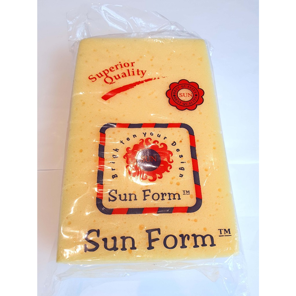 SUN Sponges ฟองน้ำล้างรถ มี 2 สีให้เลือก | Shopee Thailand
