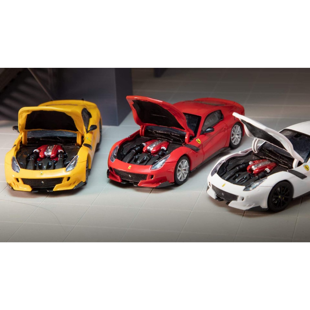 Stance Hunters 1:64 F12 TDF openable hood Die-Cast Car Model Collection ...