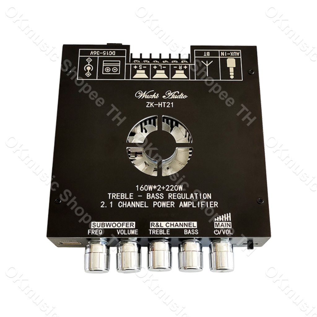 แอมป์จิ๋ว zk ht21 2G zk ht21แท้ แอมป์จิ๋วแรงๆ18v เครื่องขยายเสียง zk ...