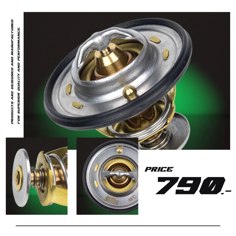 BILLION THERMOSTAT 68°C FOR HYUNDAI H1/STAREX/DACB/A1 Part No.25510 ...