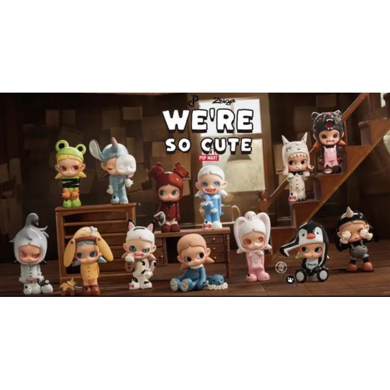 [พร้อมส่งยก box] POP MART Zsiga We’Re So Cute กล่องพิเศษ(Ziga v.2 ...