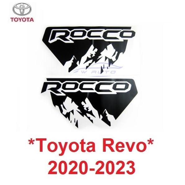 Sticker สติ๊กเกอร์ Rocco Toyota Revo 2020 2021 2022 2023 โตโยต้า รีโว่ ...