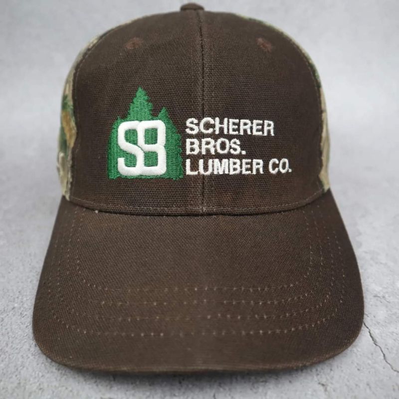 หมวกสองสีคาโม่ป่าไม้ Scherer Bros. Lumber Co. Tag Towsleys | Shopee ...