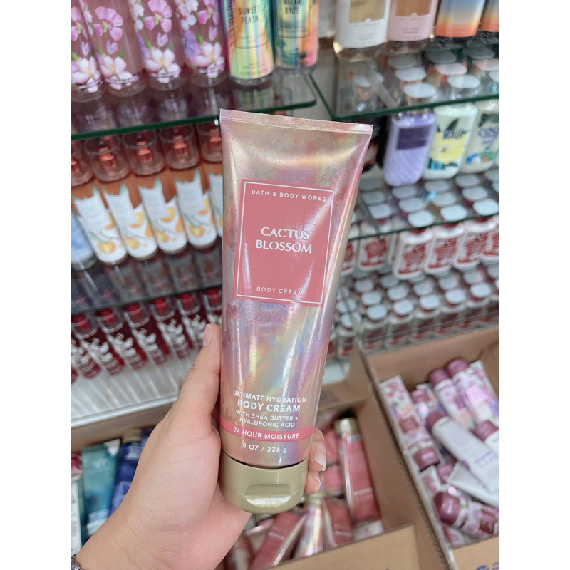 Bath And Body Works Cactus Blossom Ultra Shea Body Cream 226ml ของแท้
