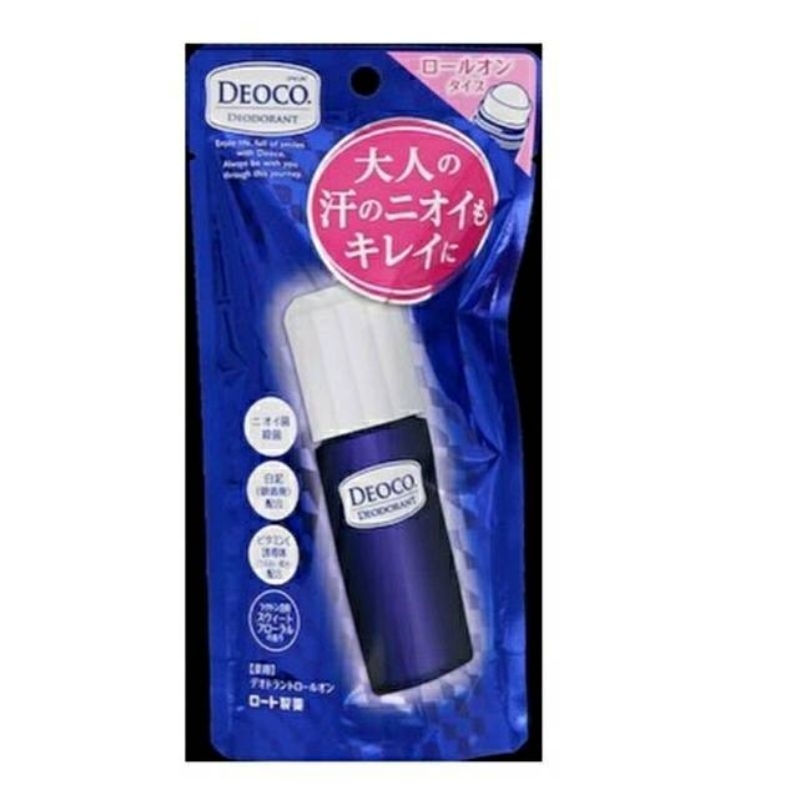 rohto deoco deodorant roll on 30 ml. ลดเหงื่อ ลดกลิ่นตัววัยผู้ใหญ่ ...