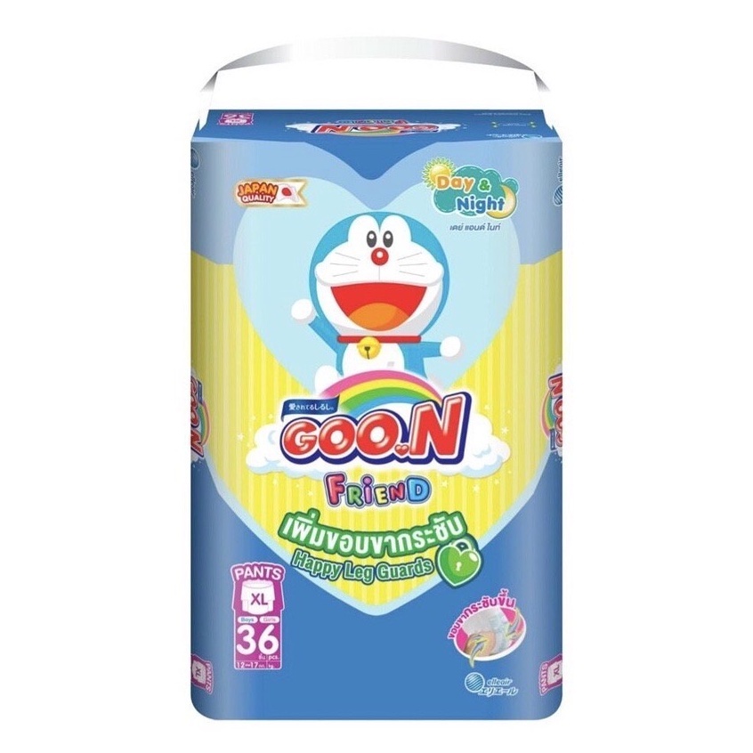 GOON Friend Happy Leg Guard กูนน์ เฟรนด์ ผ้าอ้อมเด็กแบบกางเกง เพิ่มขอบ ...