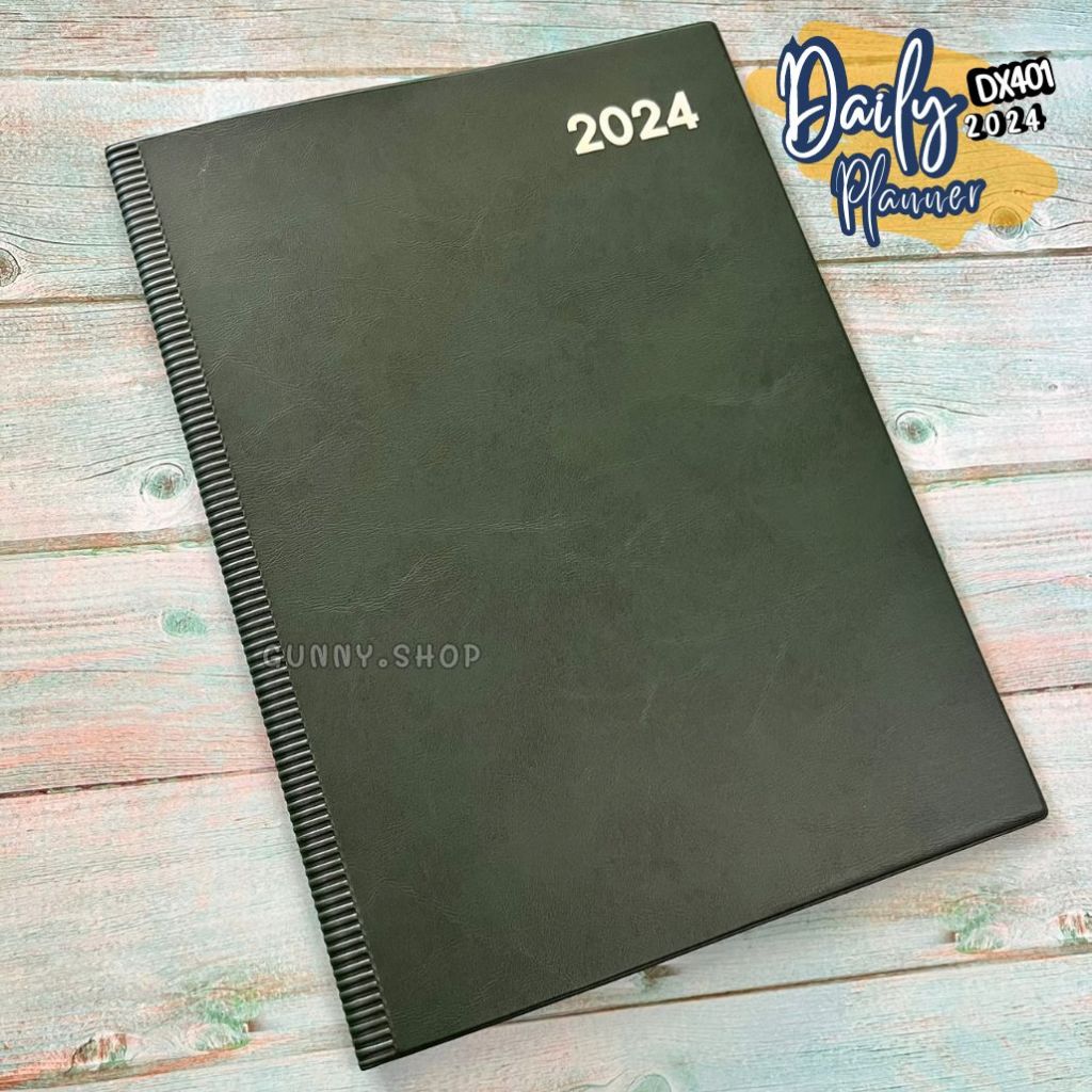 สมุดไดอารี่ 2567 สมุดโน๊ตไดอารี่ 2024 DX401 (รหัสเดิม DX301) ปกPVC เนื้อในกระดาษปอนด์ 100แกรม 24 ...