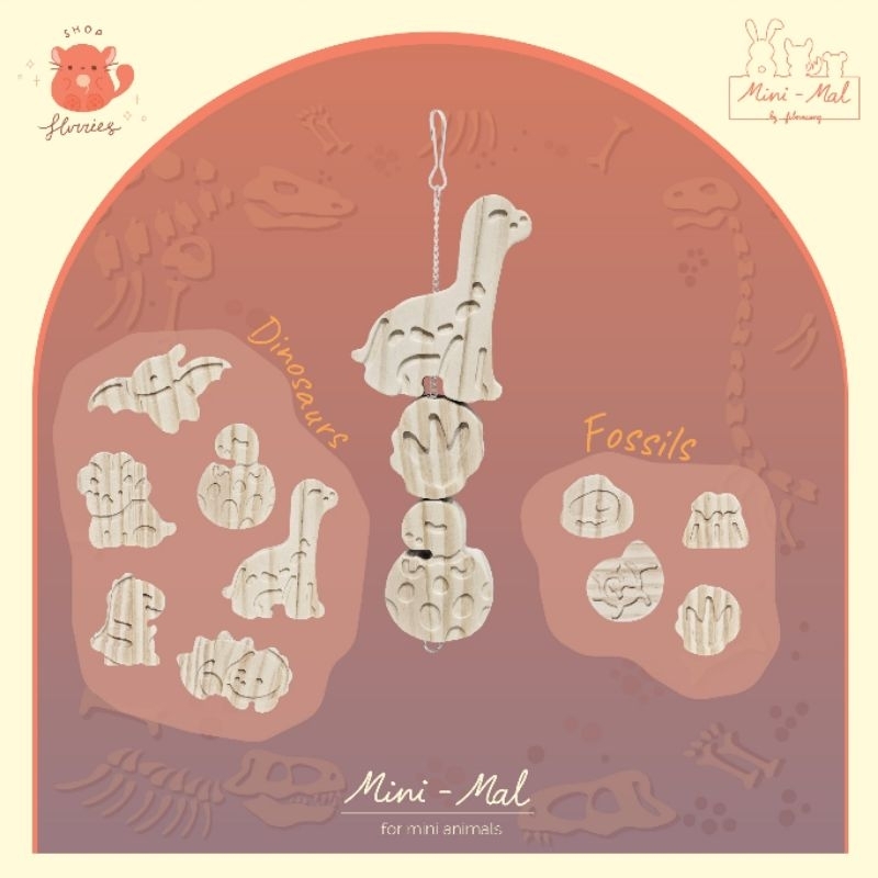 Mini-Mal by filmnueng X Shop flurries | Dino Boredom Breaker โมบายติด ...