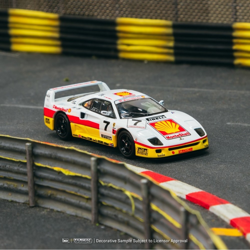 TARMAC WORKS 1/64 FERRARI F40 GT ITALIAN GT CHAMPIONSHIP 1993 SHELL ...