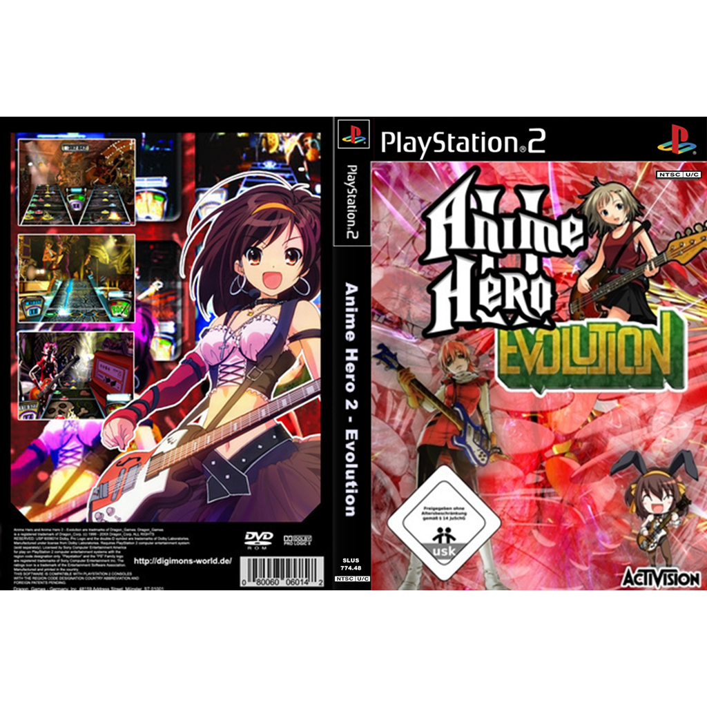 แผ่นเกมส์ PS2 Anime Hero II Evolution สกรีนแผ่น คุณภาพ ส่งไว (DVD ...