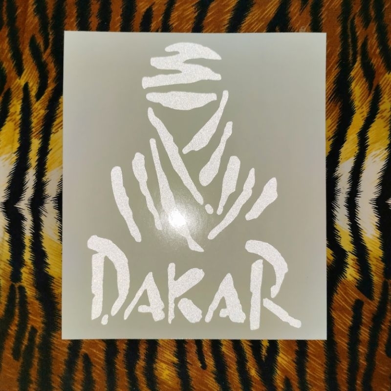สติ๊กเกอร์ DAKAR แต่งรถ สะท้อนแสง 3m เป็นงานไดคัทตัดประกอบ ทนแดดทนฝน สีไม่ซีดจาง มีทั้งงาน ...