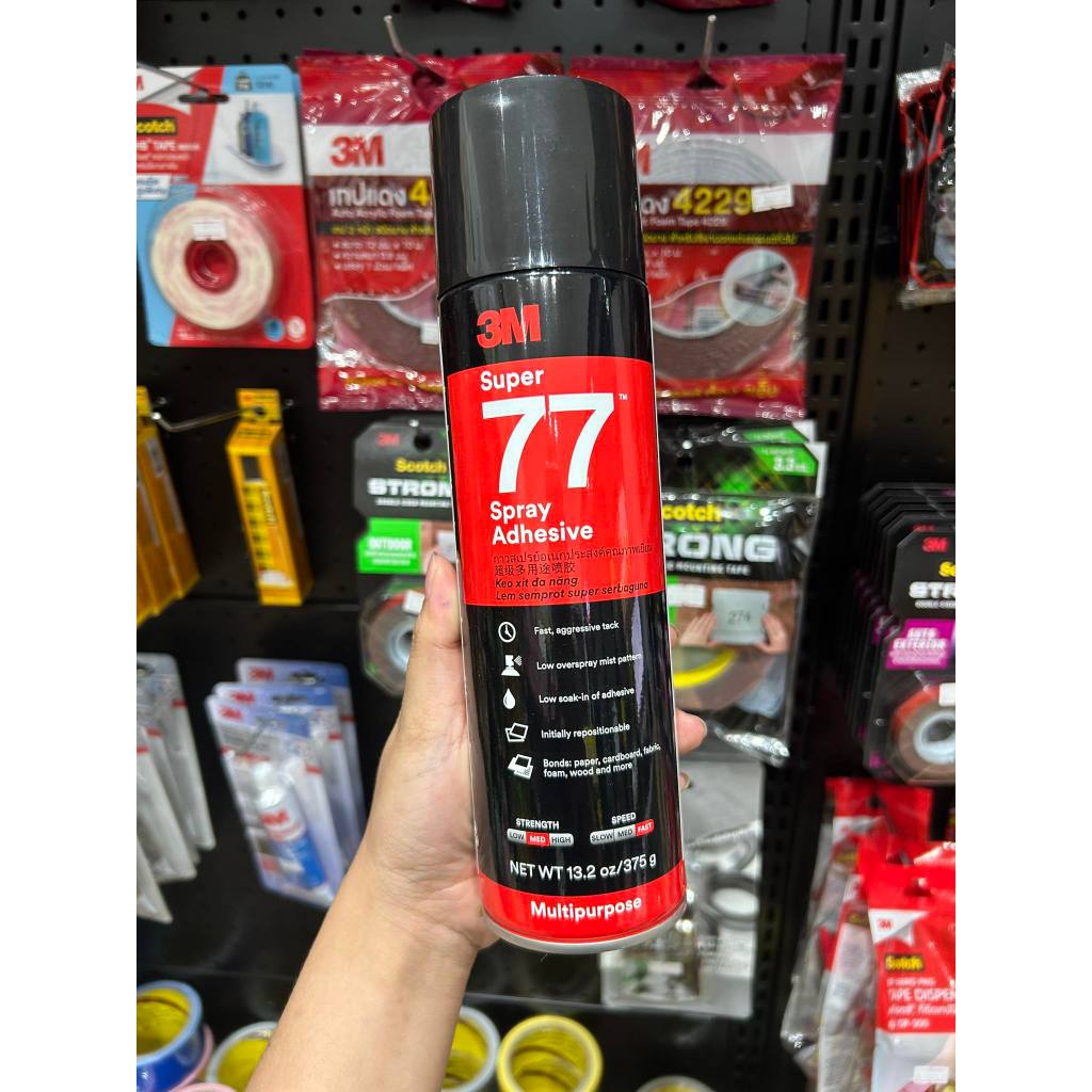 3M 77 Super Spray Adhesive กาวสเปรย์ 77 ขนาดบรรจุ 13.2 oz. / 325 g ...