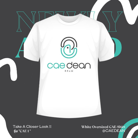 CAE SHIRT เสื้อยืดซีดีนณ์ลายลิขสิทธิ์ของแท้! โอเวอร์ไซซ์ รุ่น ...